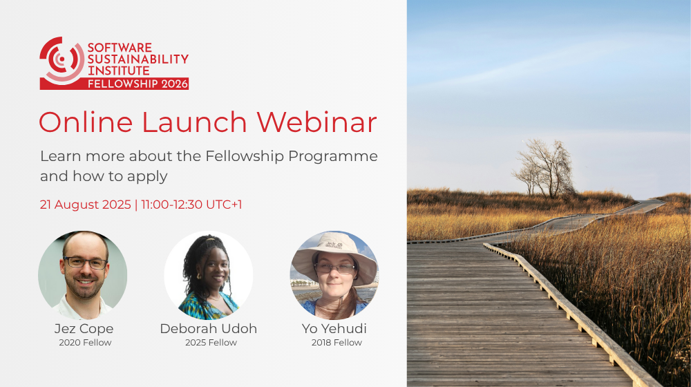 Fellowship Programme 2026 - Online Launch Webinar | Software Sustainability Institute